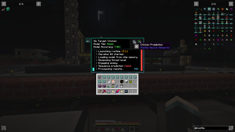 [Minecraft/Mod/Hostile Neural Network/1.20.1] メモ (2024/9/15 更新) – Extrose による手記