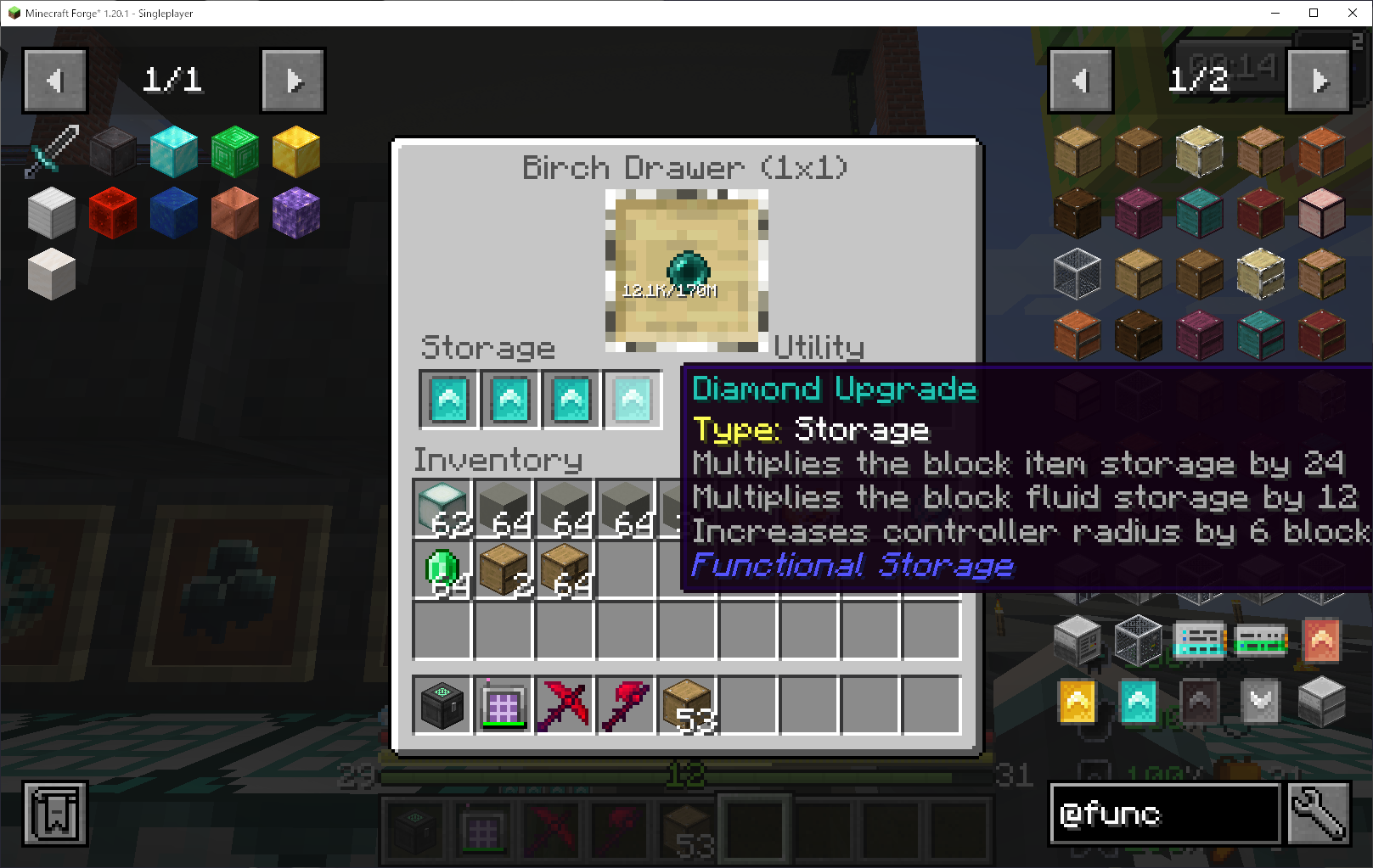 [Minecraft/Mod/Functional Storage/1.20.1] メモ – Extrose による手記