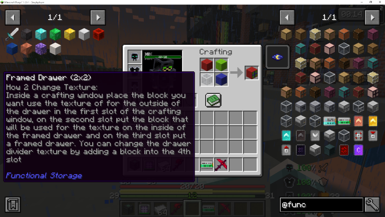 [Minecraft/Mod/Functional Storage/1.20.1] メモ – Extrose による手記